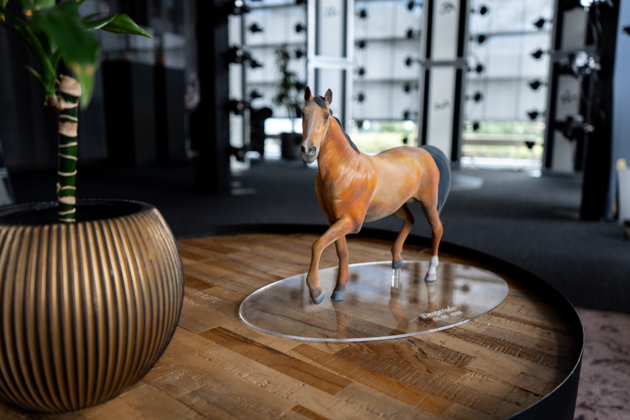 A lifelike 3D sculpture of your horse